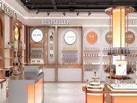 China Modern Cosmetic Display Cabinets | Customizable Size & Material | Total Store Commercial Design for sale
