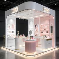 China Modular Makeup Display Kiosk - Custom  Cosmetic Showcase for sale