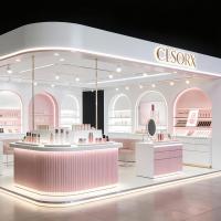 China Modular Makeup Display Kiosk - Custom  Cosmetic Showcase for sale