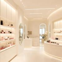China Custom  Makeup Display Showcase POP Cosmetic Display Cabinet Shopping Malls for sale