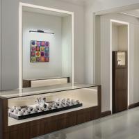 China Custom Watch Display Counter and Glass Display Showcase for Watch Shop Interior for sale