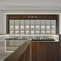 China Custom Watch Display Counter and Glass Display Showcase for Watch Shop Interior for sale