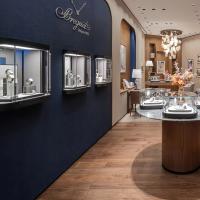 China Retail Watch Display Furniture and Custom Glass Case with LED for Jewelry Shop Design for sale