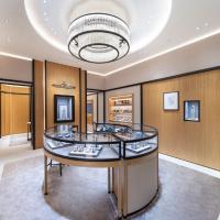 China Modern Watch Display Stand with LED and Glass Case for Jewelry Store Interior Design for sale
