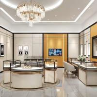 China Custom Watch Display Showcase with LED Lighting for Watch Shop Interior Projects for sale