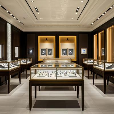China Custom Watch Display Counter and Retail Furniture for Jewelry Shop Interior Design for sale