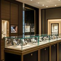 China Custom Watch Display Counter and Retail Furniture for Jewelry Shop Interior Design for sale