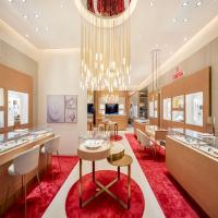 China Luxury Watch Display Cabinet with Glass and LED for Retail Store and Shop Kiosk for sale