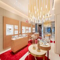 China Luxury Watch Display Cabinet with Glass and LED for Retail Store and Shop Kiosk for sale