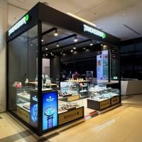 China Luxury Watch Display Counter with LED and Glass for Watch Store Design for sale