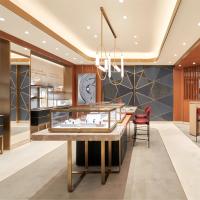 China Wall-Mounted Custom Watch Display Showcase for Retail Shop and Jewelry Store for sale