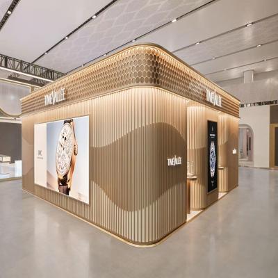 China Luxury Watch Store Furniture with Glass Display Cabinets and LED Lighting for Retail for sale