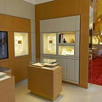 China BX Factory Direct Watch Display Counter with LED Light Commercial Wood Watch Showcase for Retail for sale