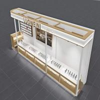China BX Factory Wholesale Watch Display Showcase Wood & Glass Watch Counter with LED Lighting System for sale