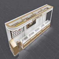 China BX Factory Wholesale Watch Display Showcase Wood & Glass Watch Counter with LED Lighting System for sale