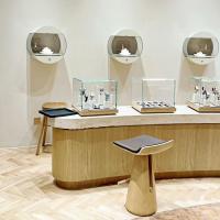 China Luxury Wooden Watch Display Cabinet Retail Watch Showcase with LED Backlight for Brand Store for sale