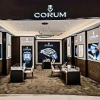 China BX  Factory Customized Wooden Watch Display Counter Luxury Retail Watch Showcase with LED Lighting for sale