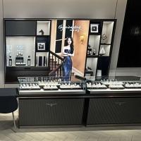 China Rotating Watch Display Cabinet with LED Lighting for sale