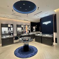 China Rotating Watch Display Cabinet with LED Lighting for sale