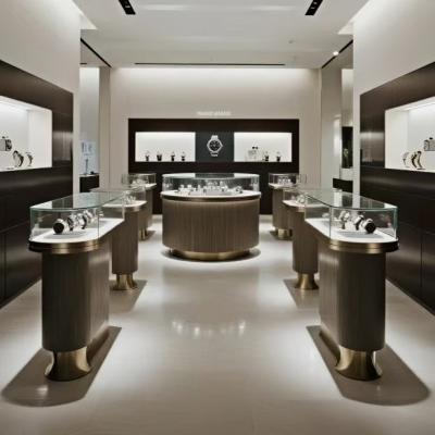 China Customizable Smart Watch Showcase Luxury Brands High End Presentation Wrist Watch Showcase for sale