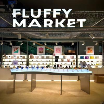 China Custom LED Lit Perfume & Skincare Display Cabinets for Retail Boutique Stores-Eco-Friendly Stainless Steel & Glass Furniture for sale