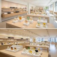 China Luxury Boutique Perfume Skincare Display Fixtures LED Eco-Friendly Heavy Duty Furniture for Custom Cosmetic Store Decoration for sale