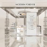 China Creative Perfume and Skincare Store Fixtures with Wooden Cosmetic Shop Display Cabinets for Retail Design for sale