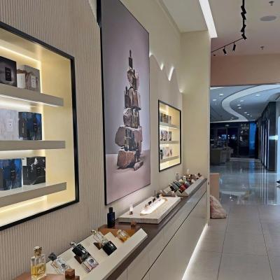 China Factory Price Perfume Display Cabinet Glass Showcase for Retail Store for sale