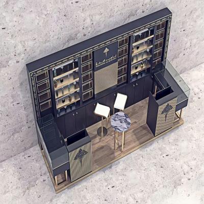 China Factory Price Perfume Display Cabinet Glass Showcase for Retail Store for sale