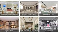 China High End Perfume Store Display Cabinet Glass Showcase for Luxury Boutique for sale