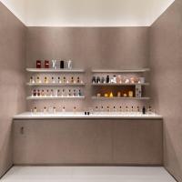 China Custom Size Glass Perfume Showcase Display Cabinet for Shopping Mall Shop for sale