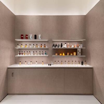 China Custom Size Glass Perfume Showcase Display Cabinet for Shopping Mall Shop for sale