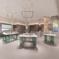 China Custom Size Glass Perfume Showcase Display Cabinet for Shopping Mall Shop for sale