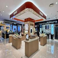 China Shopping Mall Display Cabinet Glass Perfume Showcase for Cosmetic Store for sale