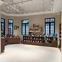 China Commercial Perfume Display Cabinet Glass Showcase for Cosmetic Boutique Mall for sale