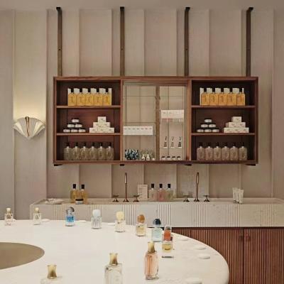 China High End Perfume Showcase Glass Display Cabinet for Cosmetic Retail Store for sale