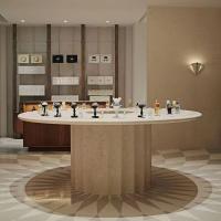 China High End Perfume Showcase Glass Display Cabinet for Cosmetic Retail Store for sale