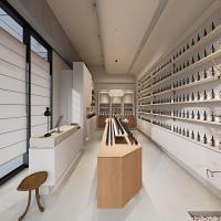 China Fragrance Store Perfume Showcase Display Durable Glass Display Cabinet Heavy Duty for sale