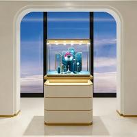 China Freestanding Jewelry Display Cabinet Freestanding velvet  jewellery display stands for shops for sale