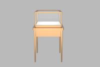 China Lightweight Freestanding Jewelry Showcase Display Gold Dustproof Countertop Cases for sale