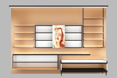 China Dustproof Handbag Wall Display Anti Rust Floating Shelf Luxury Watch Display Case for sale