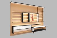 China Dustproof Handbag Wall Display Anti Rust Floating Shelf Luxury Watch Display Case for sale