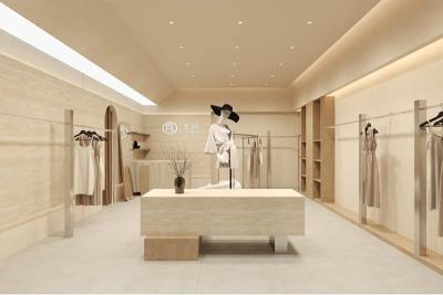 China Full Travertine Wabi Women Clothing Store Interior Design for sale