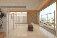 China Bright Light Oak Ladies Business Casual Wear Shop Layout Design for sale