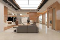 China Bright Light Oak Ladies Business Casual Wear Shop Layout Design for sale