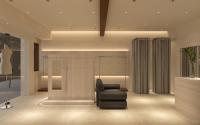 China Full Travertine Light Minimal Women Clothing Store Interior Design for sale
