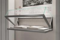 China Shockproof Relic Display Case Dustproof Customized Museum Display Case Design for sale