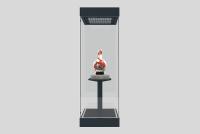 China Custom Tall Museum Exhibit Glass Display Cases Museum Display Tower for sale