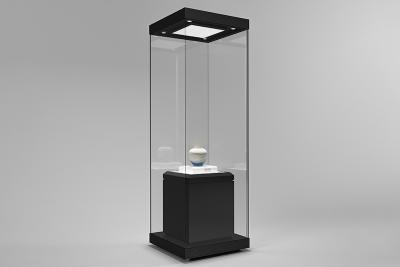 China Portable Waterproof Museum Display Showcase Laminated Glass Museum Display Cabinet for sale