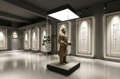 China Oversized Museum Case Display Box UV Blocking Heavy Load Base for sale